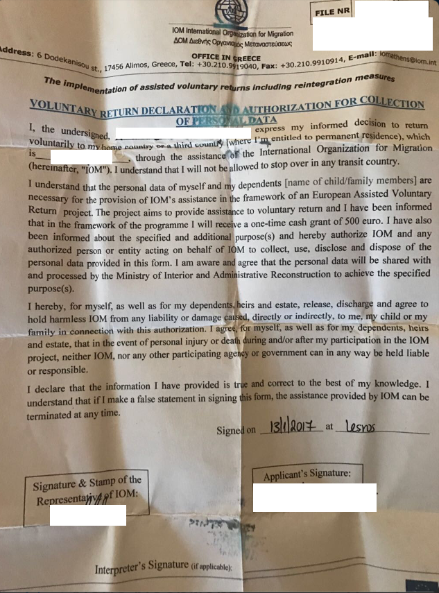 The Myth of Voluntary Deportations – “Assisted Voluntary Return and ...